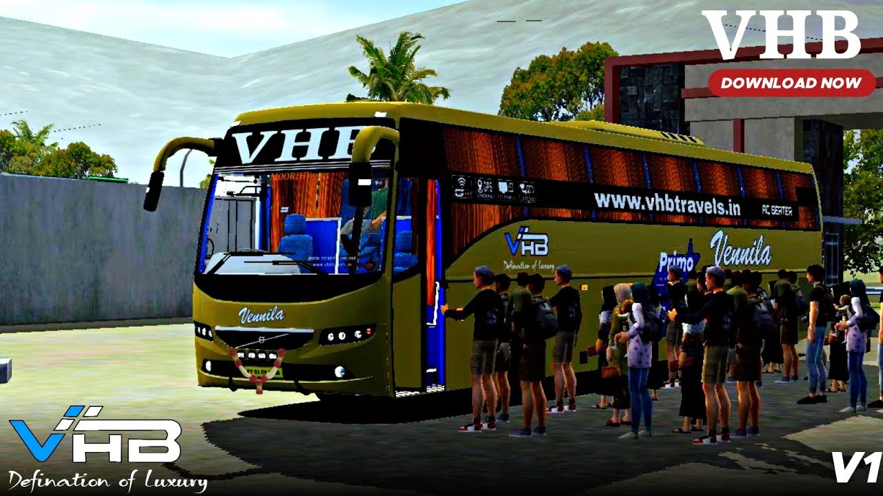 VHB TRAVELS V1 LIVERY FOR VOLVO B9R FL BUS MOD FOR BUSSID | BUSSID NEW ...