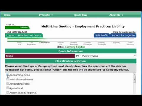 Instant Web Quote Demo - YouTube