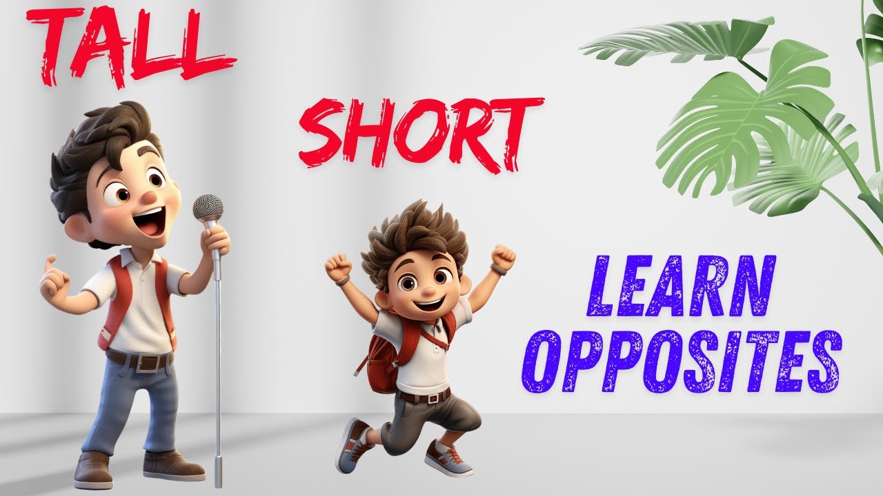 Learning Opposites! 🎉 Big vs Small, Fast vs Slow ⏩🐢 | Fun for Kids ...