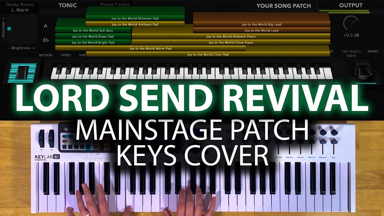 Lord Send Revival MainStage patch keyboard cover- Hillsong Young & Free ...