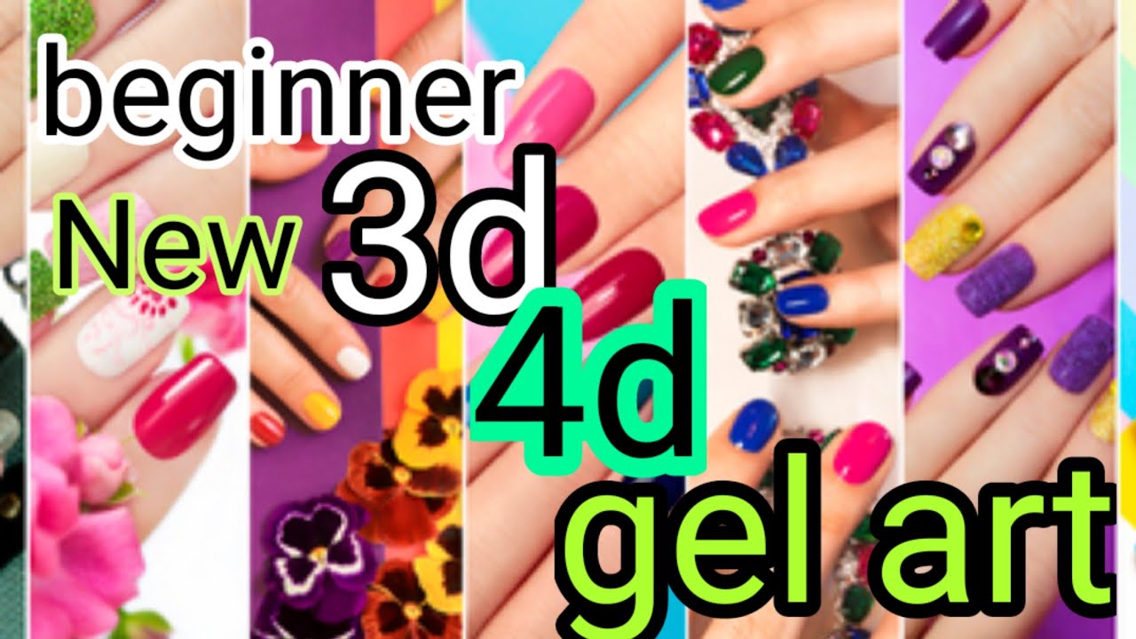 3d,4d curving gel art 2022 | easy Nail art | - YouTube