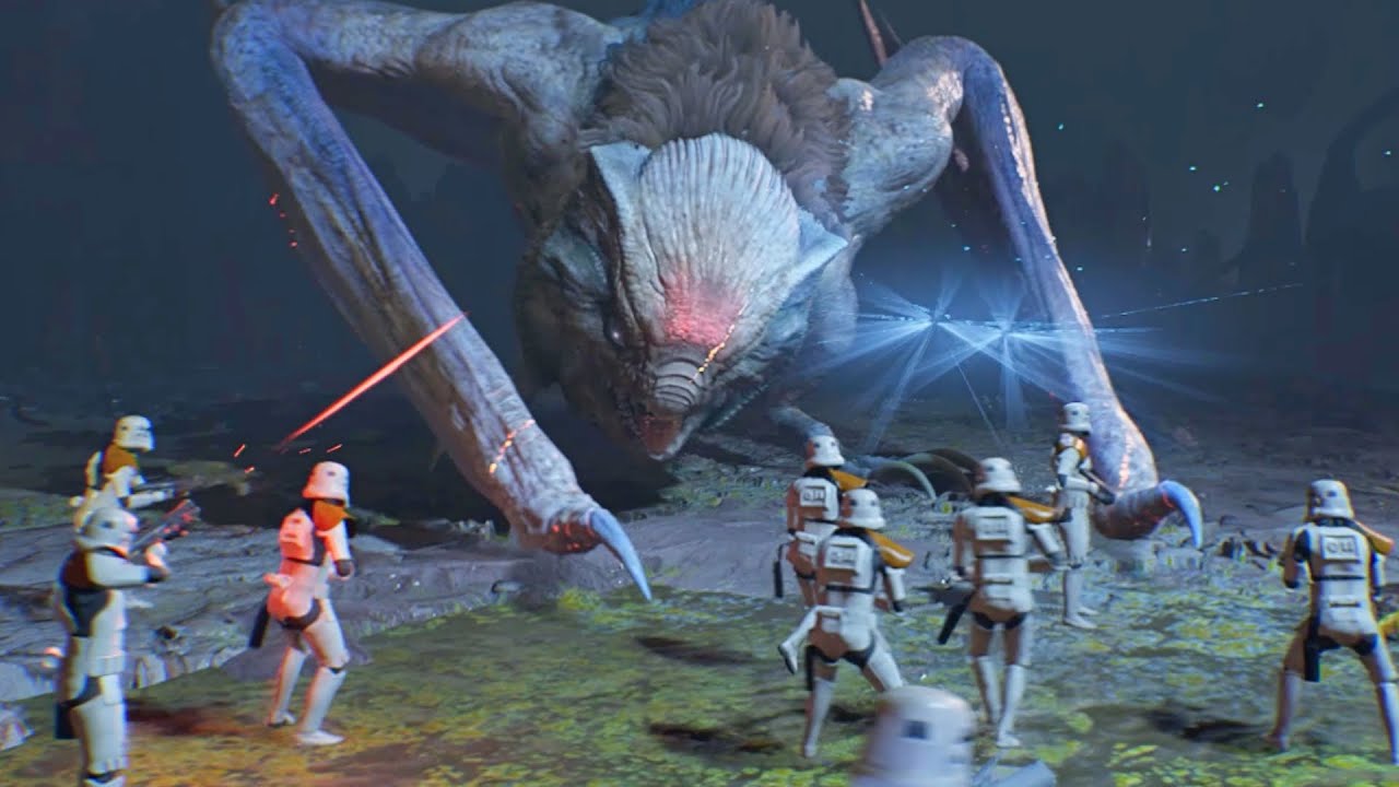 Empire Trooper vs Gogara - STAR WARS FALLEN ORDER - YouTube