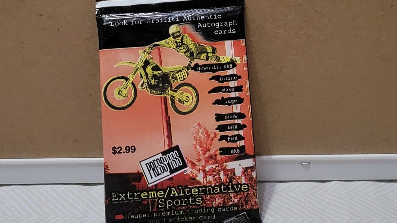 2000 Press Pass Extreme Sports Trading Cards Pack Opening! # - YouTube