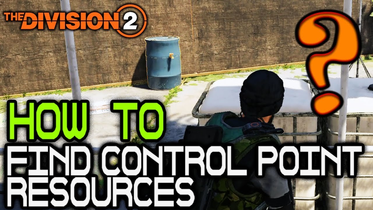 How-to Find Control Point Food/Water/Component Nodes 🞔 No Commentary ...