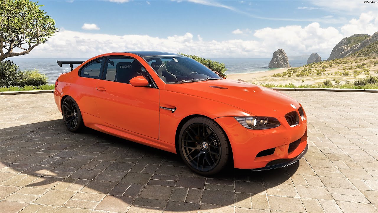 Forza Horizon 5 . BMW M3 GTS 2010 . Car Show Speed Jump Crash Test ...