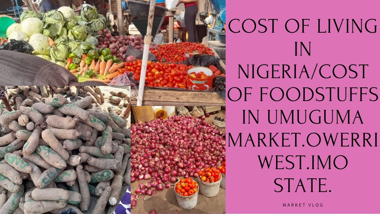 COST OF LIVING IN NIGERIA /COST OF FOOD ITEMS IN UMUGUMA MARKET,IMO ...