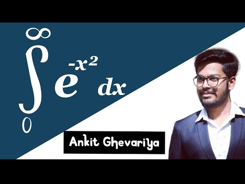integration of e^-x^2 from 0 to infinity - YouTube