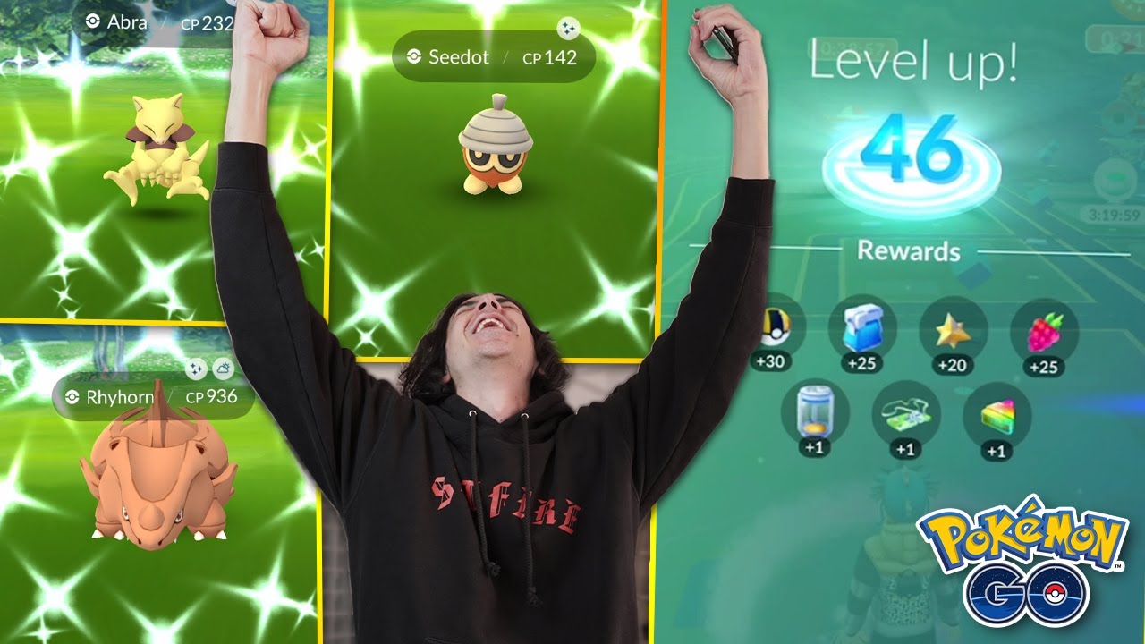 I HIT LEVEL 46 IN POKÉMON GO! + DECEMBER COMMUNITY DAY PART ONE - YouTube