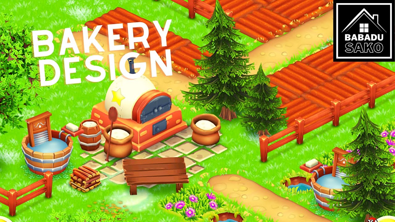 Hay Day : FarmDesign! ep.35 : Bakery design! - YouTube