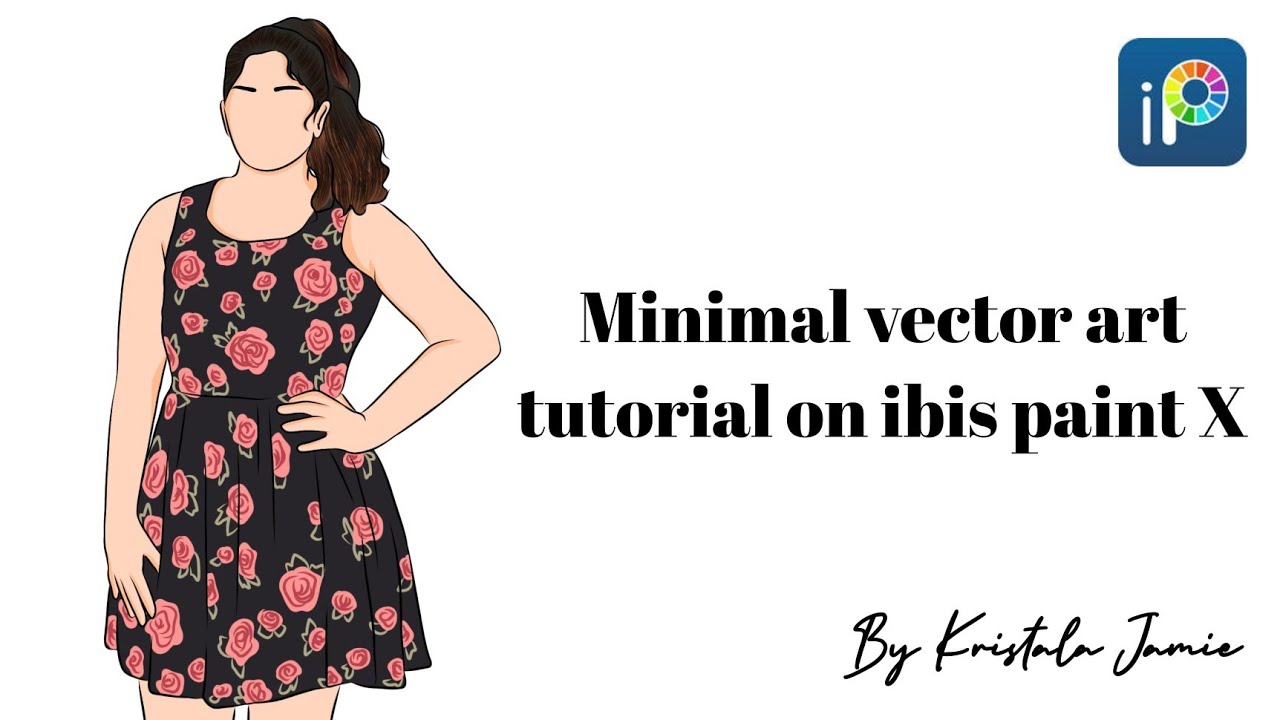 Minimal vector Art full step by step tutorial on ibis paint X by ...