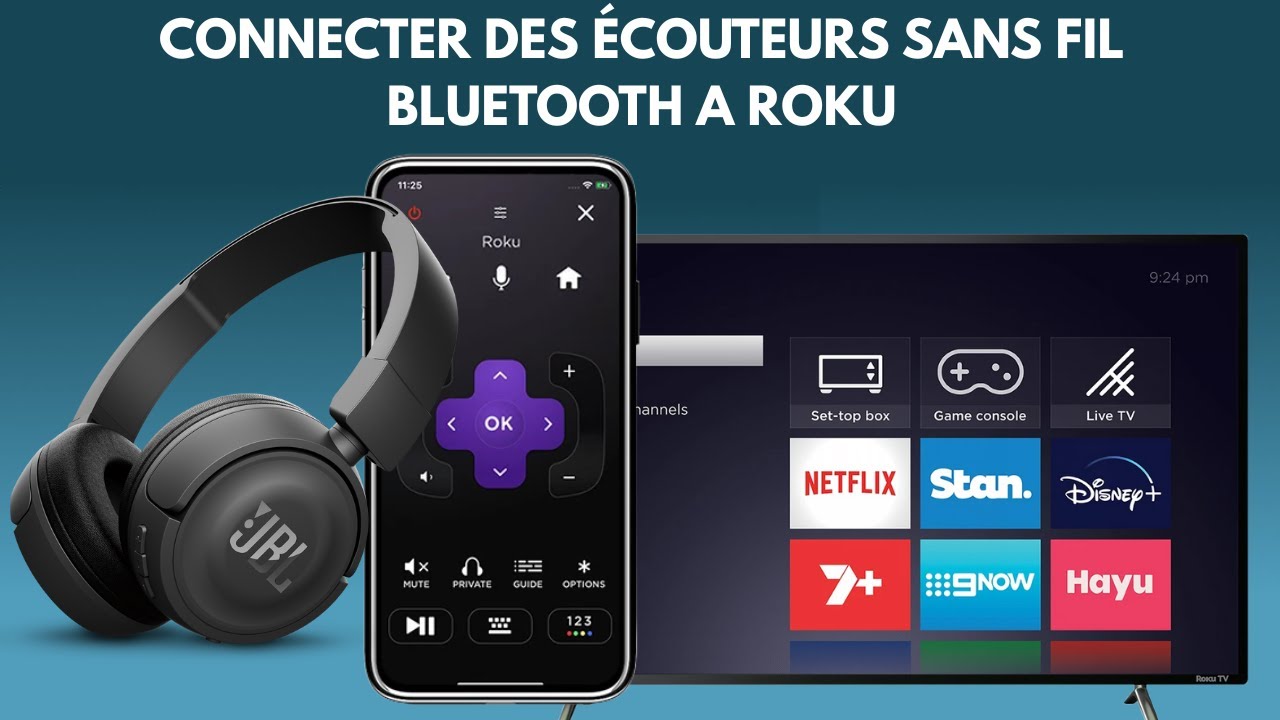 Comment connecter des écouteurs sans fil Bluetooth à Roku avec l ...