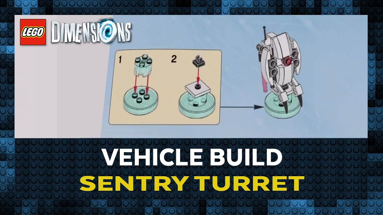 Lego Dimensions - Sentry Turret Construction - YouTube