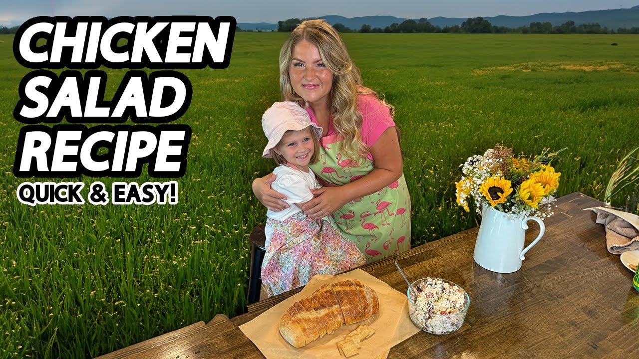 Cooking with Erin: Quick and Easy Delicious Chicken Salad Recipe! - YouTube