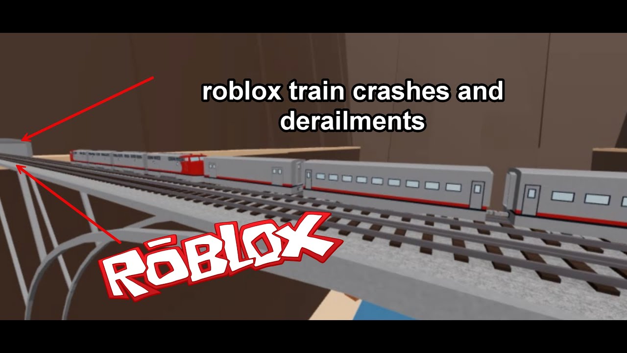 Roblox Train Crashes And Derailments - YouTube
