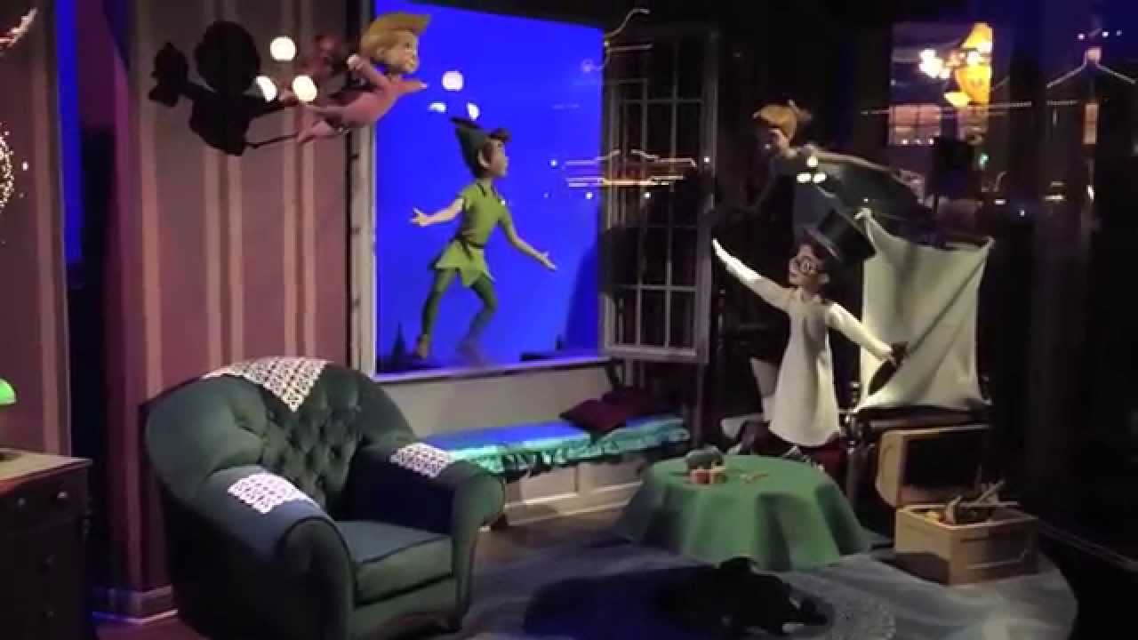 New Peter Pan Enchanted Window on Main Street at Disneyland ...