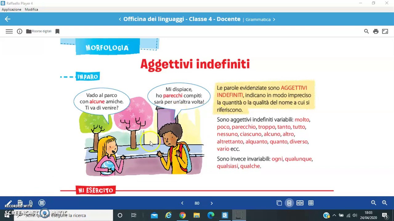 Aggettivi e pronomi indefiniti e numerali - YouTube