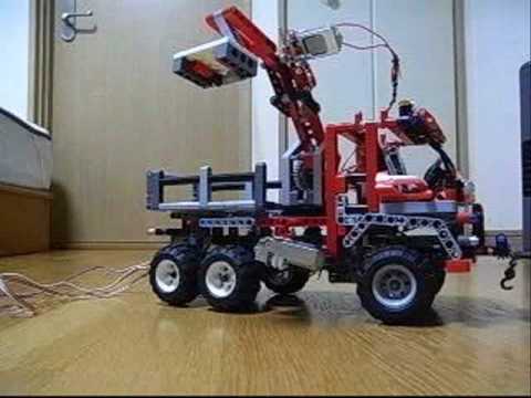 Lego Technic 8273 Red Offroad Truck 6 Motorize - YouTube