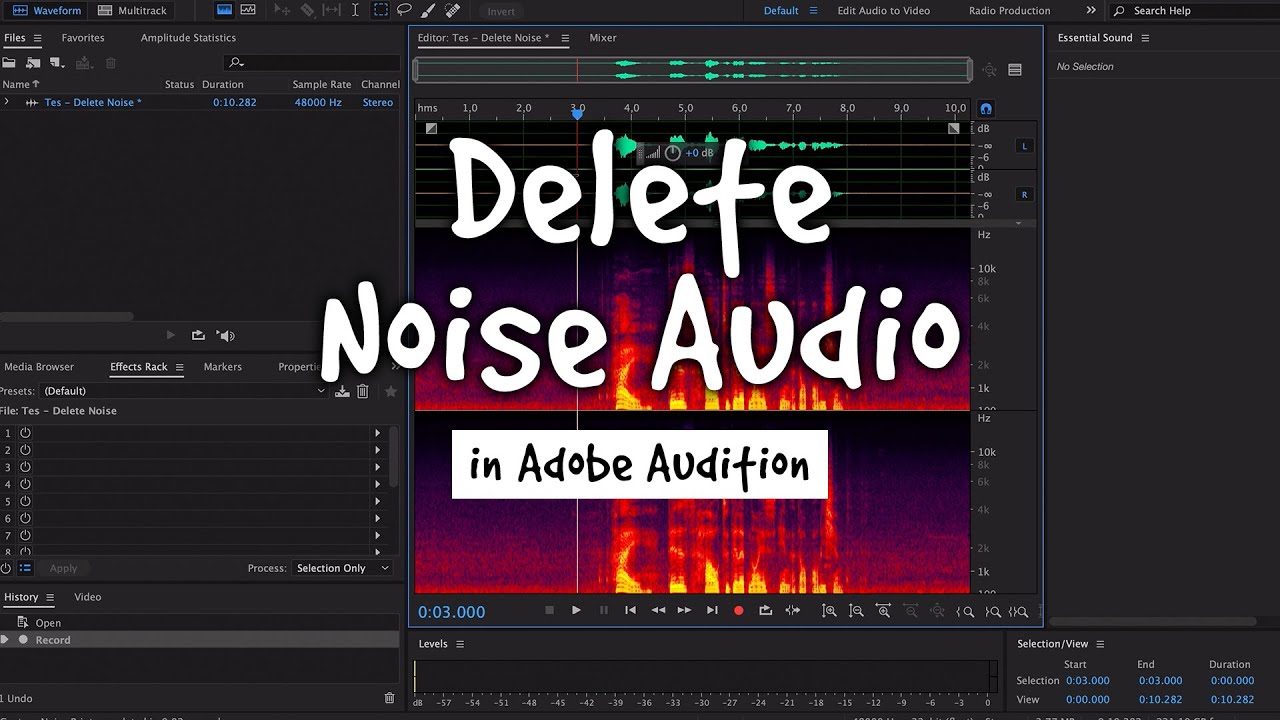 Fast Way To Fix Noise Audio In Adobe Audition Before Export It Into fast-way-to-fix-noise-audio-in-adobe-audition-before-export-it-into