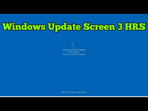 Windows Update screen Real Count 3 Hours - YouTube