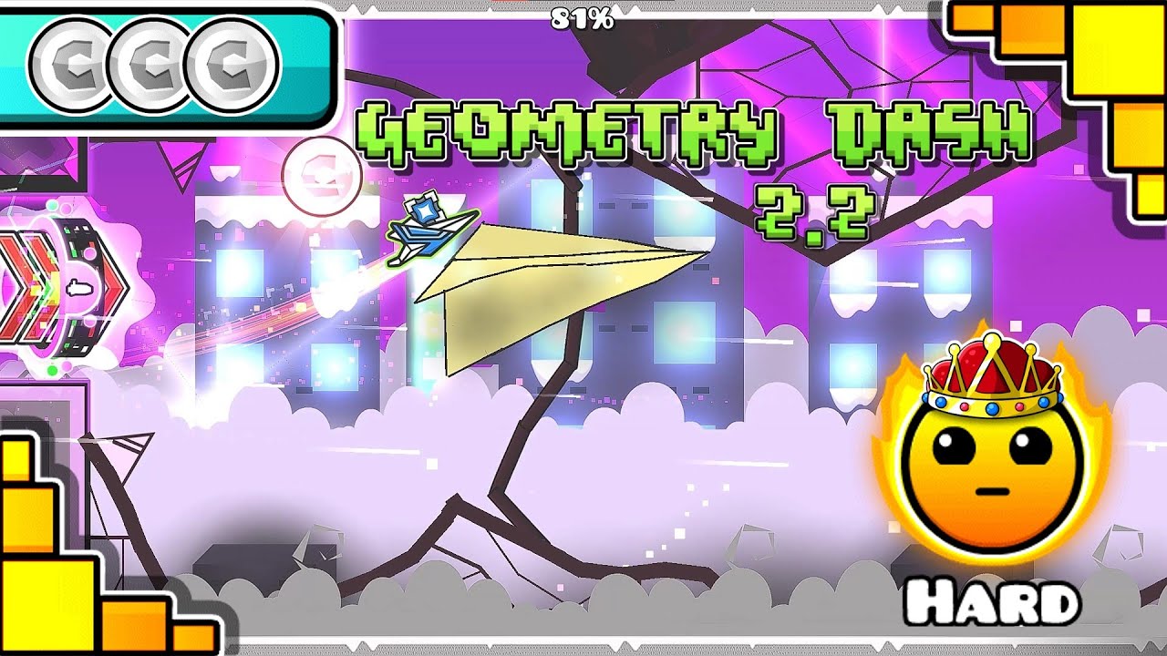 DAILY LEVEL! #2602 | "Flight II" By rafer 3(C)_100% | Geometry Dash 2.2 ...