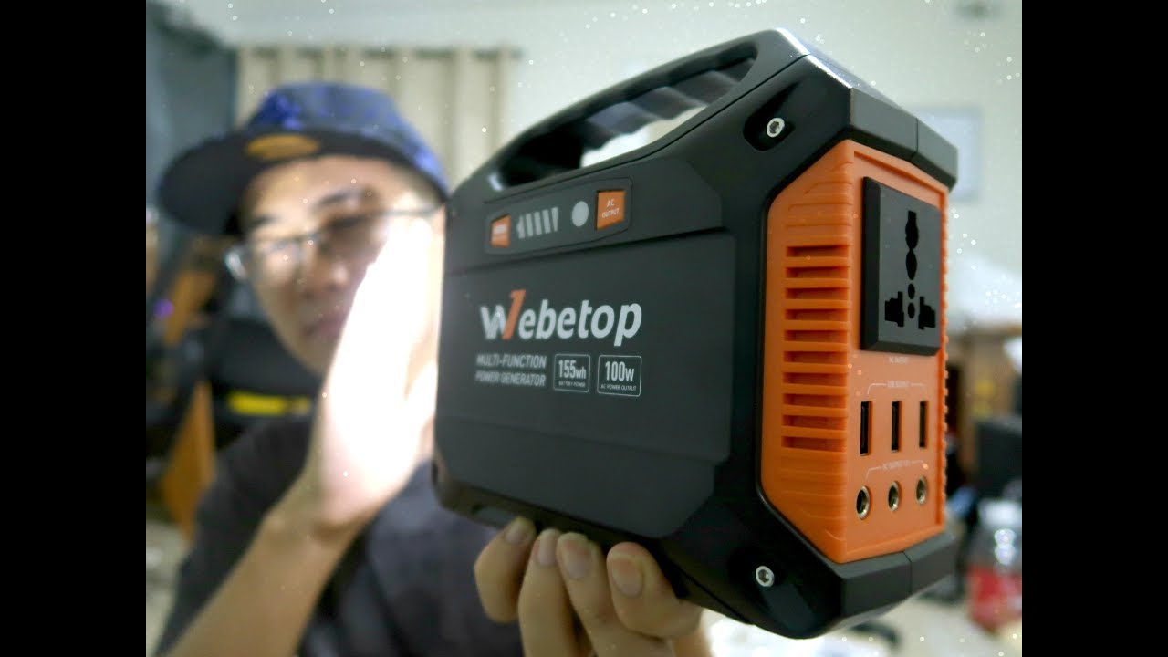 Unboxing Portable Power Generator for Hurricane, Earthquake and so much ...