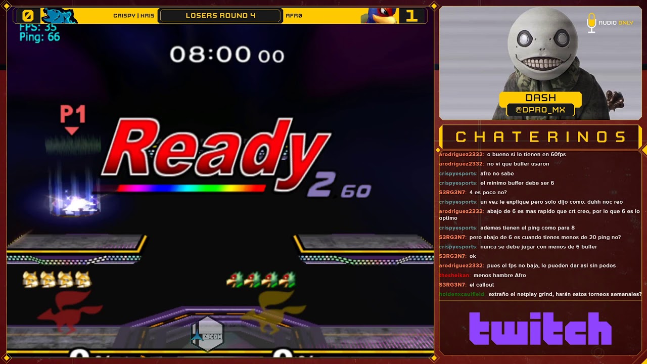 ESCOM MELEE ONLINE #1 - LR4 • Crispy KRIS vs Afr0 - YouTube
