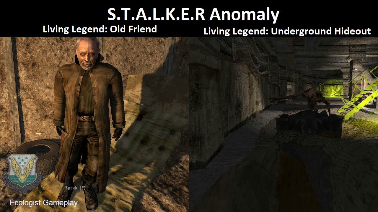 Stalker Anomaly Gameplay#1-A (Living Legend : Old Friend & Underground ...