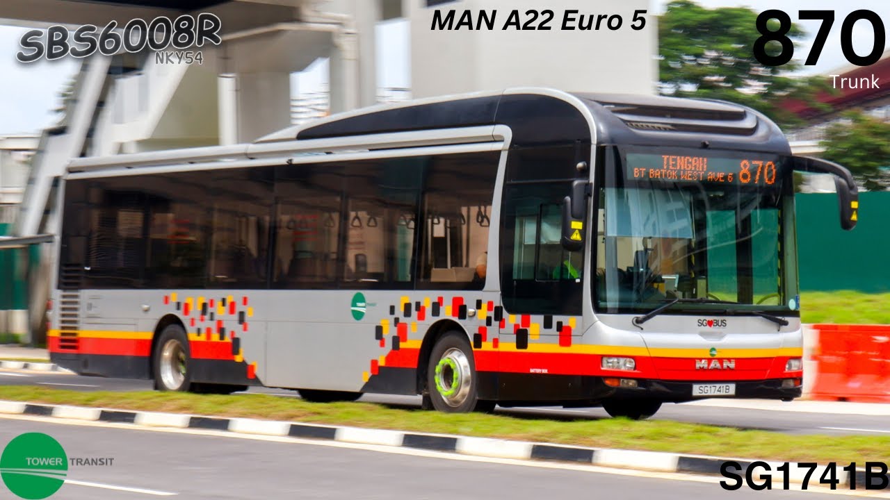 (Joyride) Tengah newest service 870 after route extension - YouTube