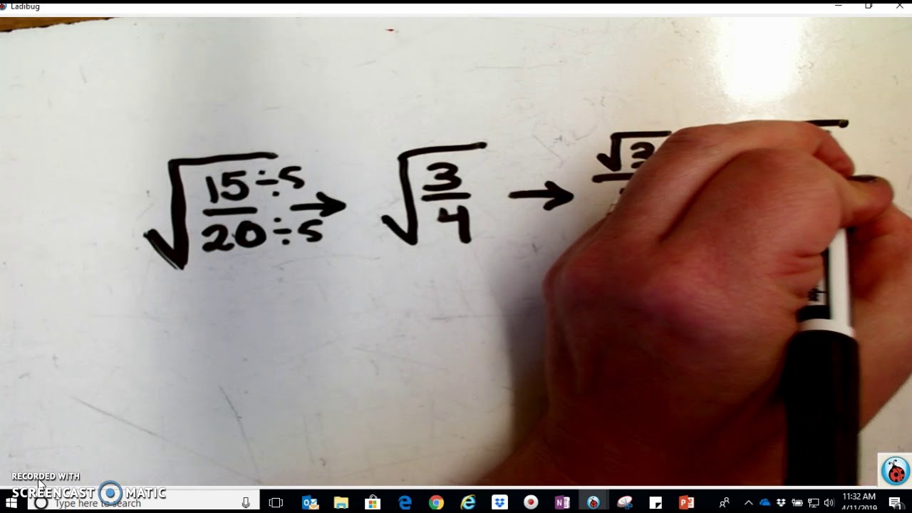 Multiply & Divide Square Roots - YouTube