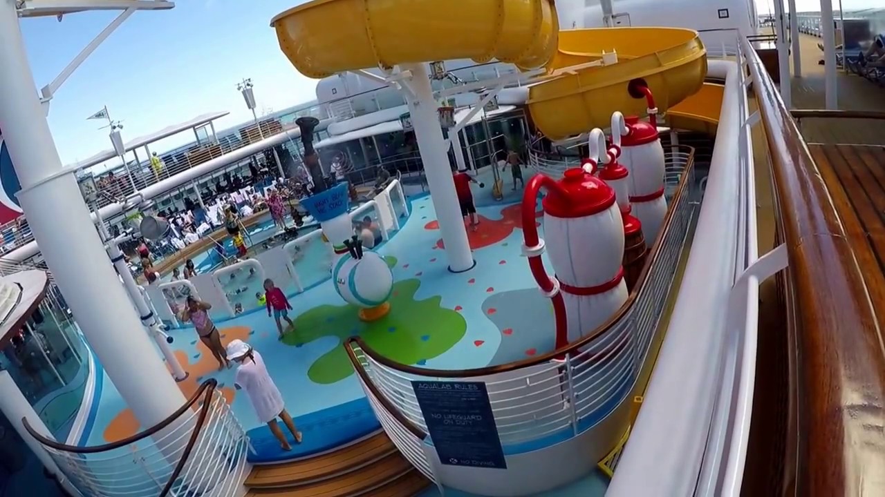 Disney wonder aqua lab - YouTube