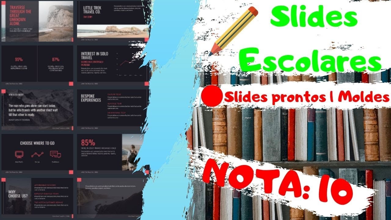 COMO CRIAR SLIDES PERFEITOS PARA APRESENTAÇÃO!! (Modelos rápidos e ...