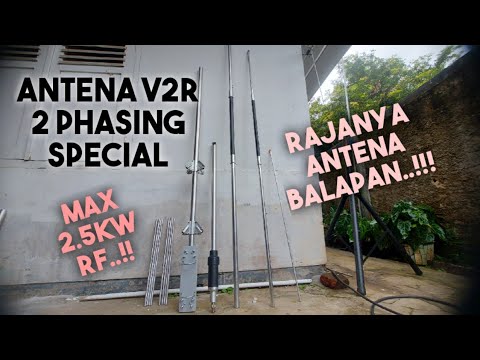 Antena Balap V2R VHF 2 Phasing Special NRW - YouTube
