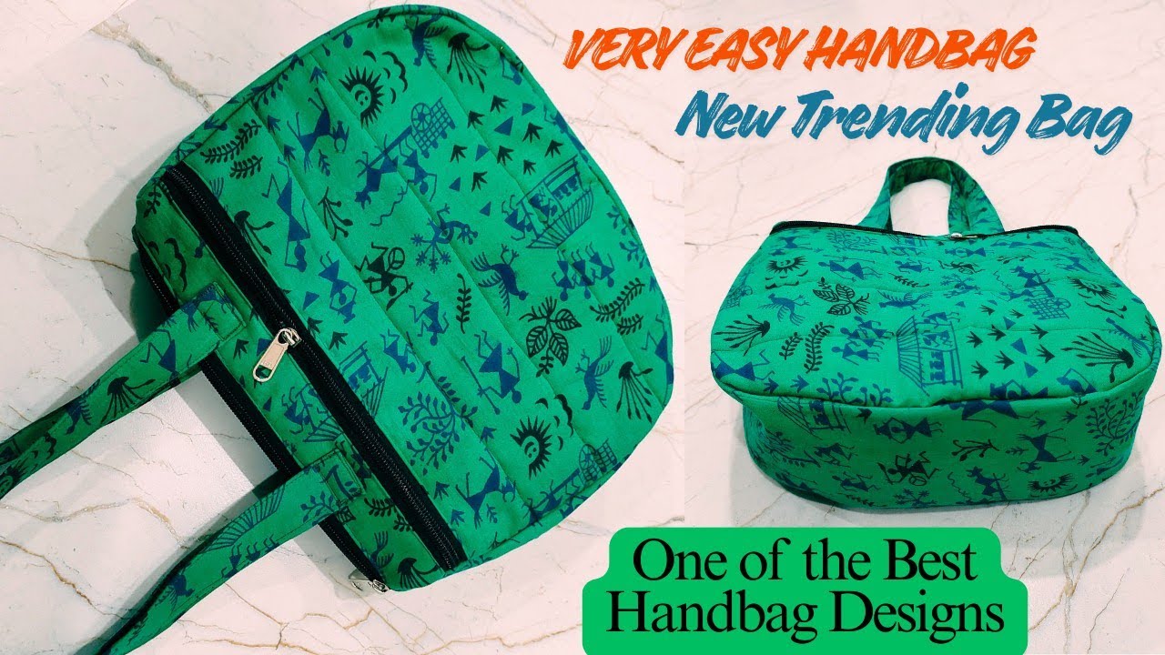 Latest Trendy Handbag Making 💚| Beginner Friendly Sewing Tutorial ...