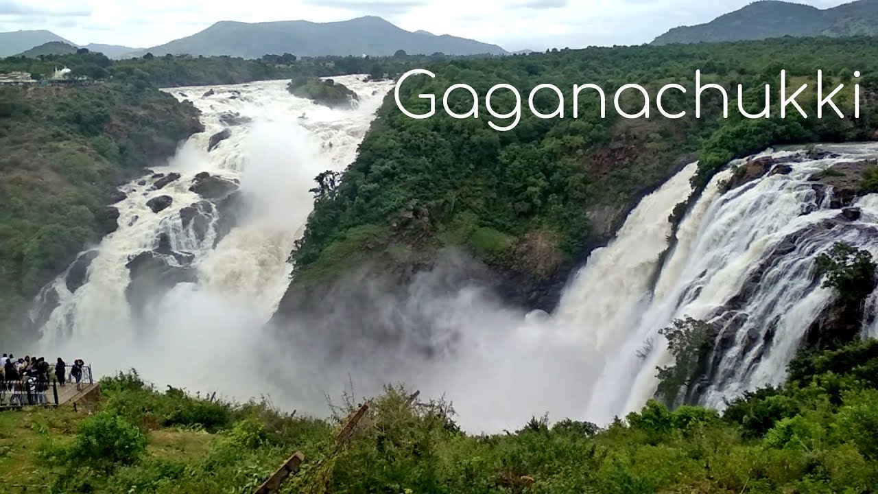 Gaganachukki Water Falls Shivanasamudra falls Bluff falls Mandya ...