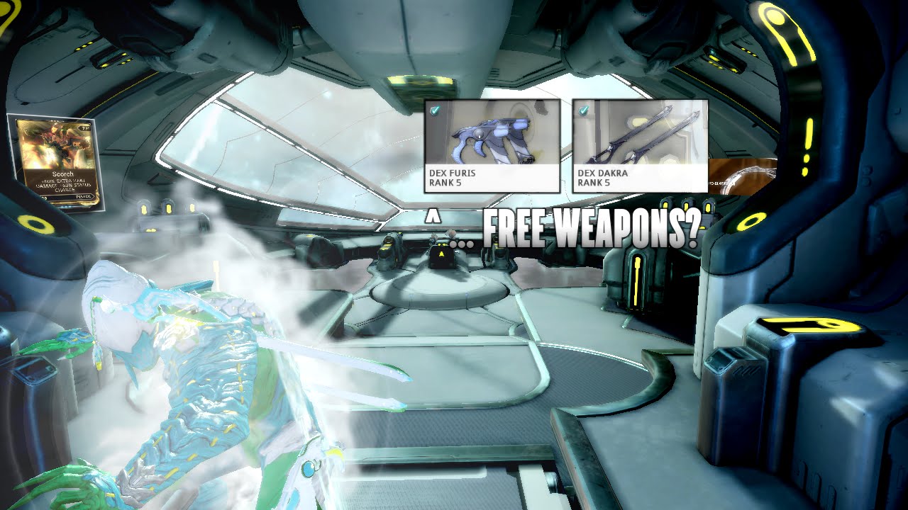 Vasterz plays Warframe #12 - "Free weapons? Dex Furis & Dex Dakra!" (W ...