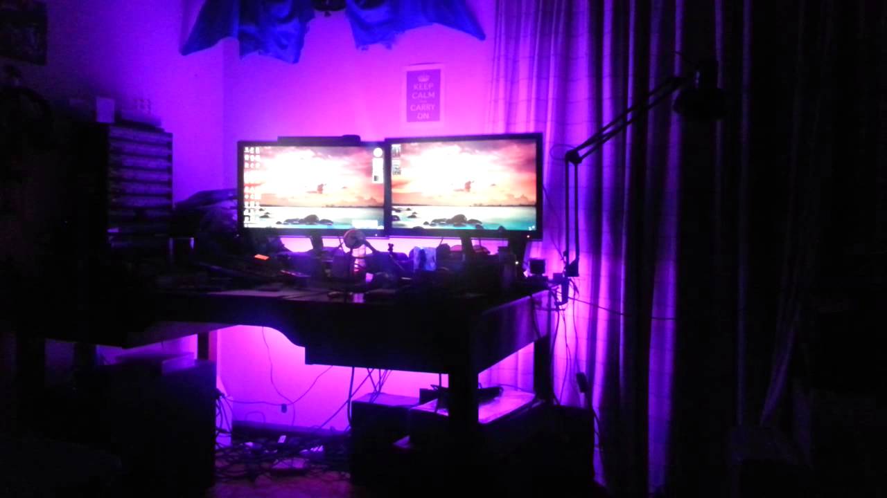 RGB LED Strip color fading - YouTube