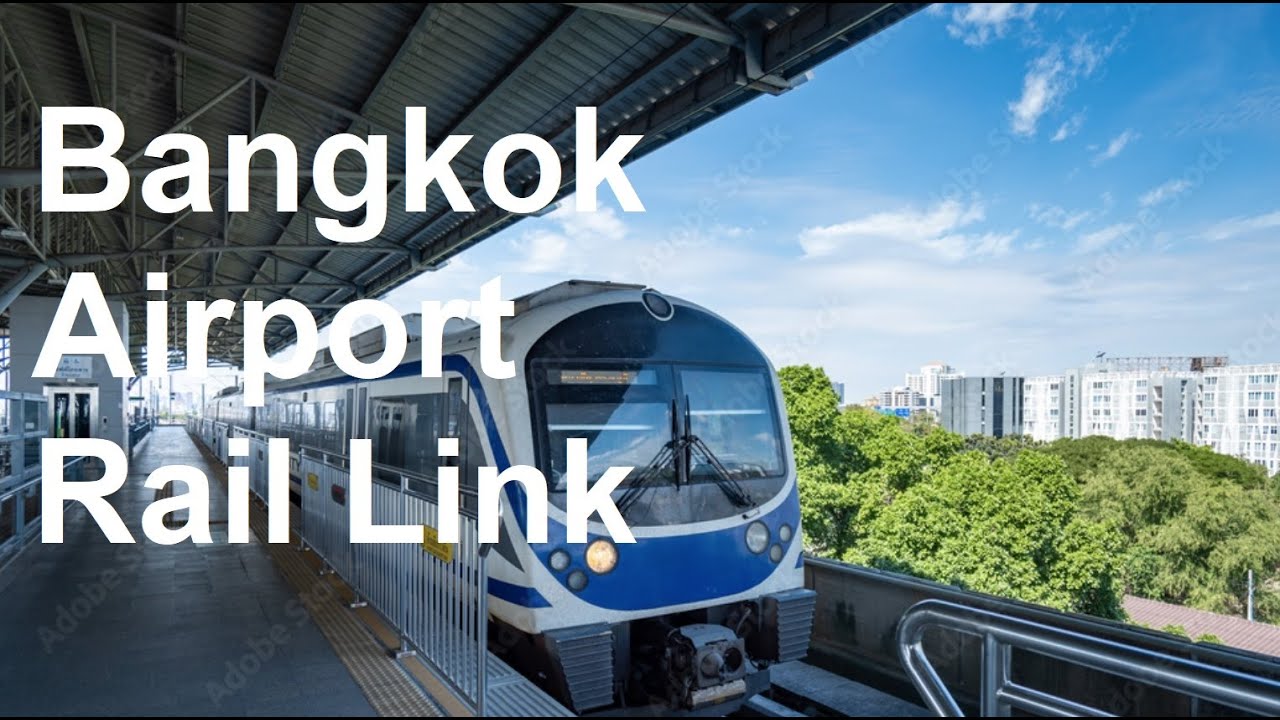 Bangkok Airport Rail Link train ride | City to Bangkok Suvarnabhumi ...