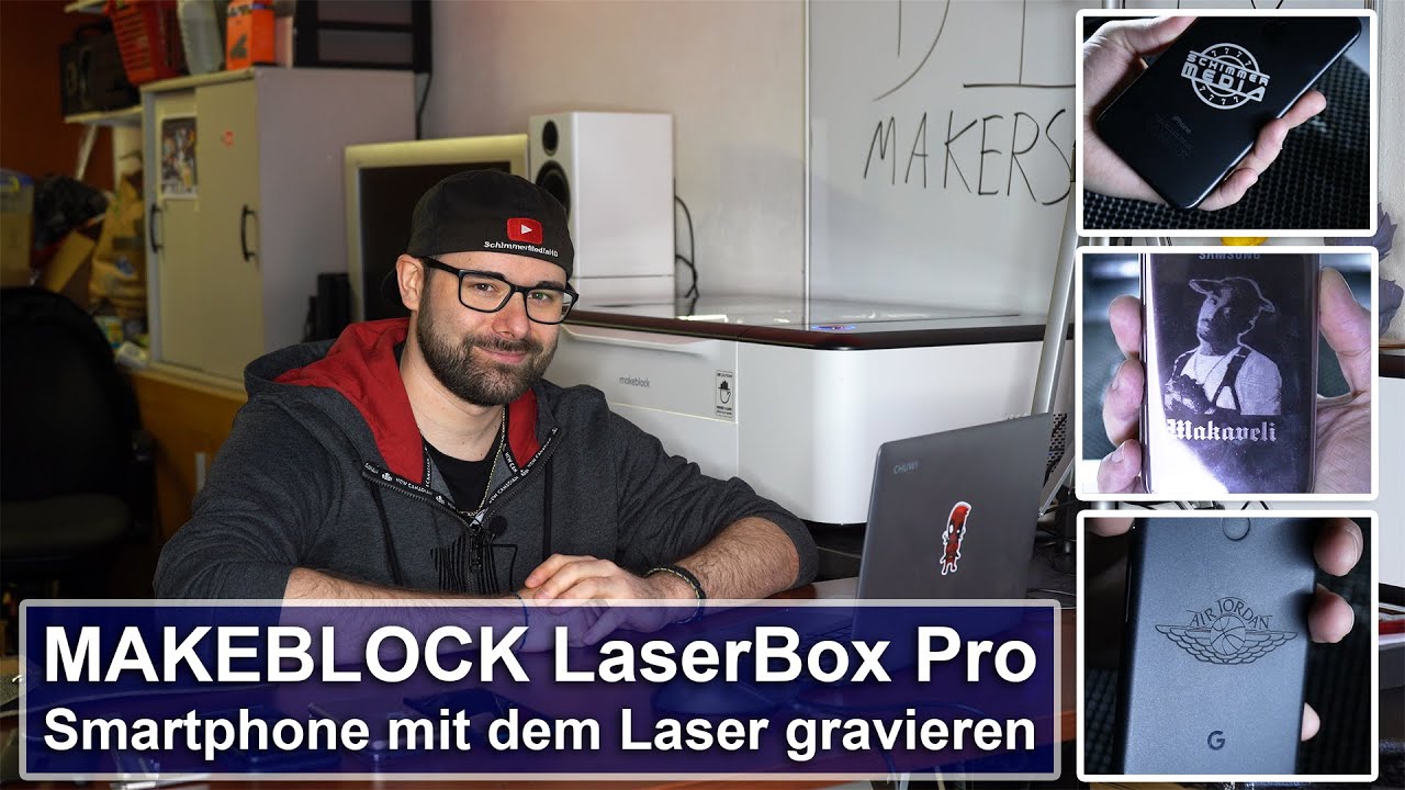 [MAKEBLOCK LaserBox Pro] Smartphone & iPhone mit dem Laser gravieren [Tutrorial][4K] - YouTube