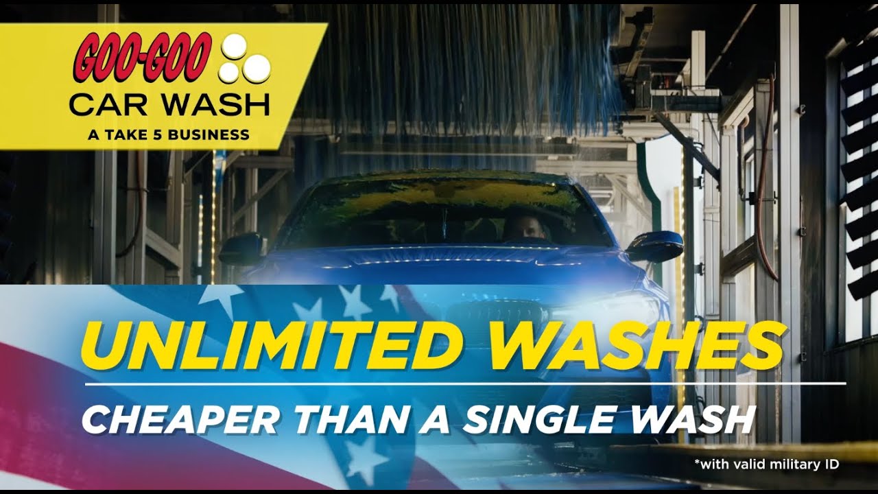 Goo Goo Car Wash - Military Membership - YouTube