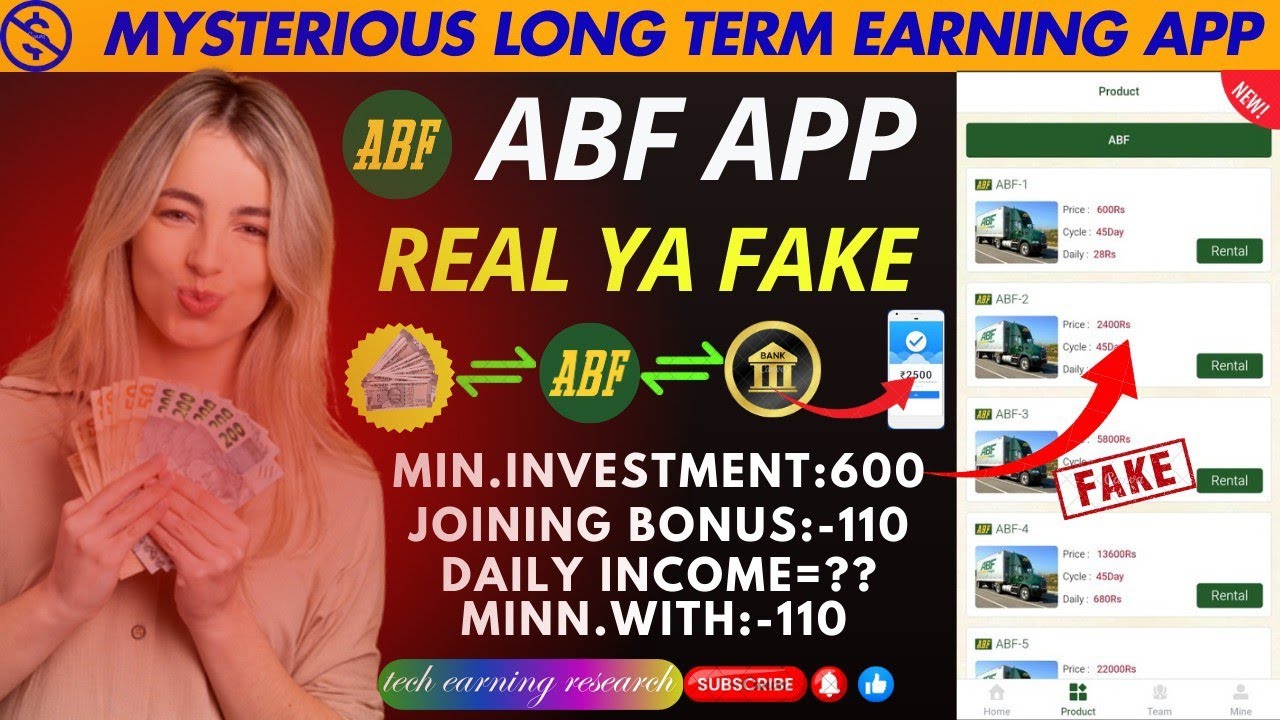 ABF EARNING APP⚡REAL YA FAKE🤥कितने दिन चलेगा INVEST करें या न करें ⚡ जानें A2Z जानकारी 🤝🫢 - YouTube