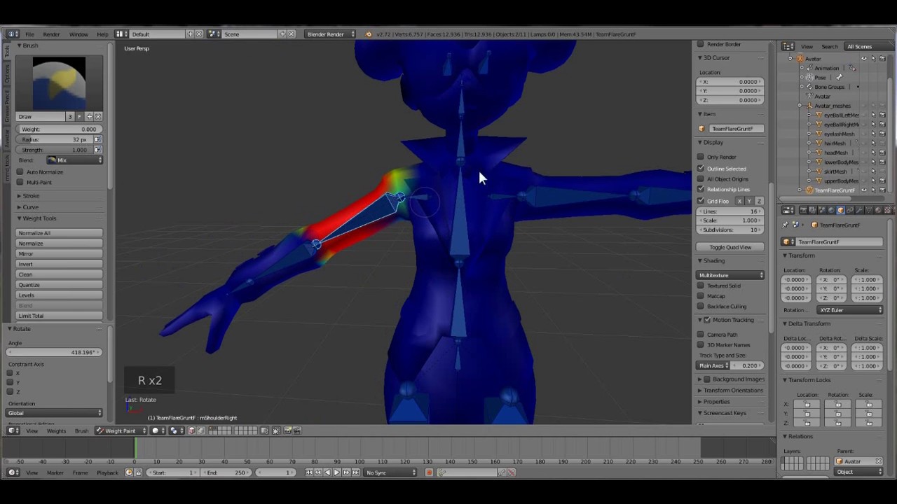 Back to basics: Mesh Avatar Creation- Style 1[Standard Rigging] PT1 ...