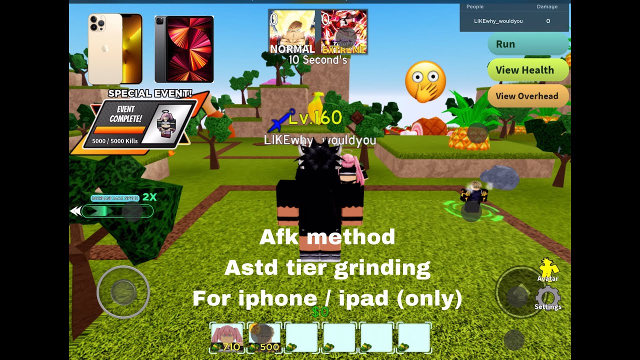ASTD || AFK GRINDING METHOD for iphone / ipad users (only) || best and ...