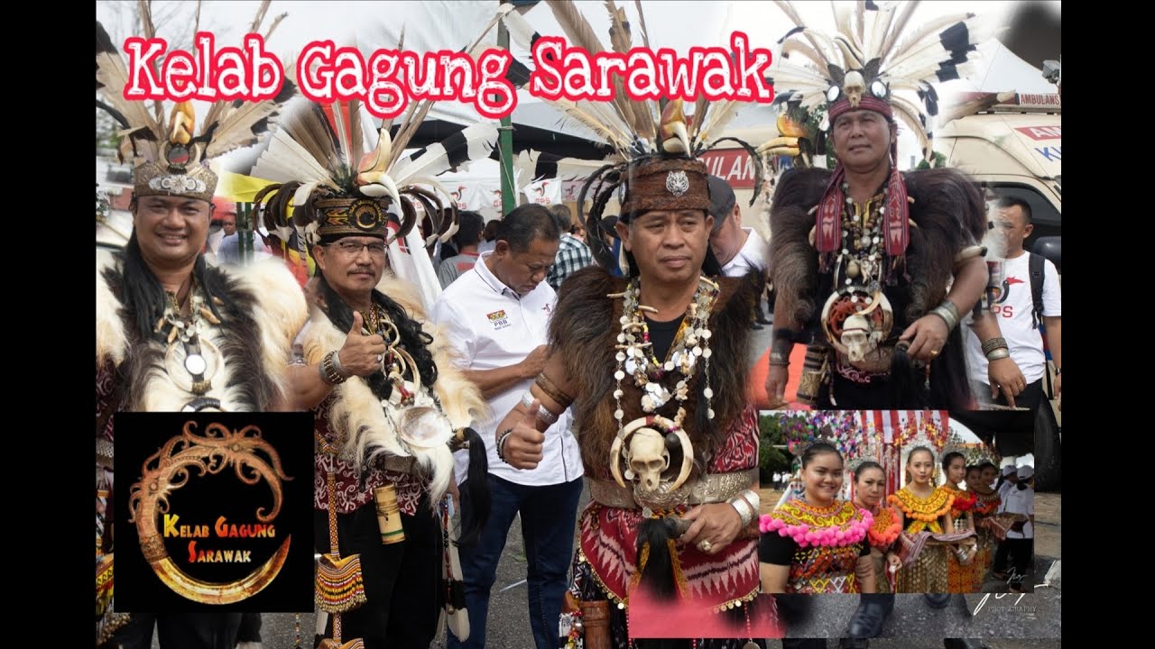 KELAB GAGUNG SARAWAK (NGEPAN IBAN PESAKA KITAI) - YouTube