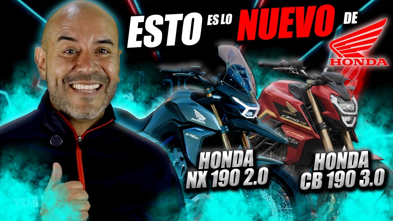 Lo NUEVO de HONDA🔥Nueva NX 190 2.0 y Honda cb 190 3.0🔥se las compraria ...