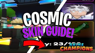 How to Get COSMIC SKINS in Anime Champions Simulator! E... | Doovi