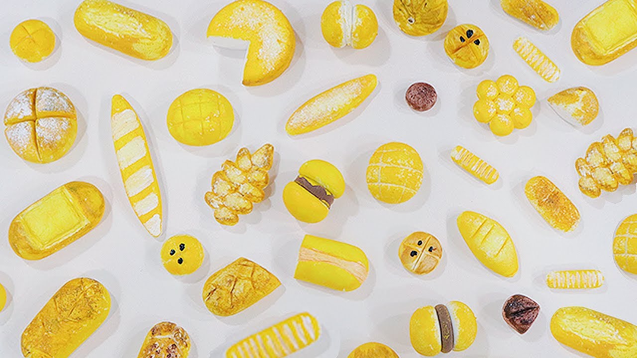 How To Mold Bread Toys Set From Polymer Clay - YouTube
