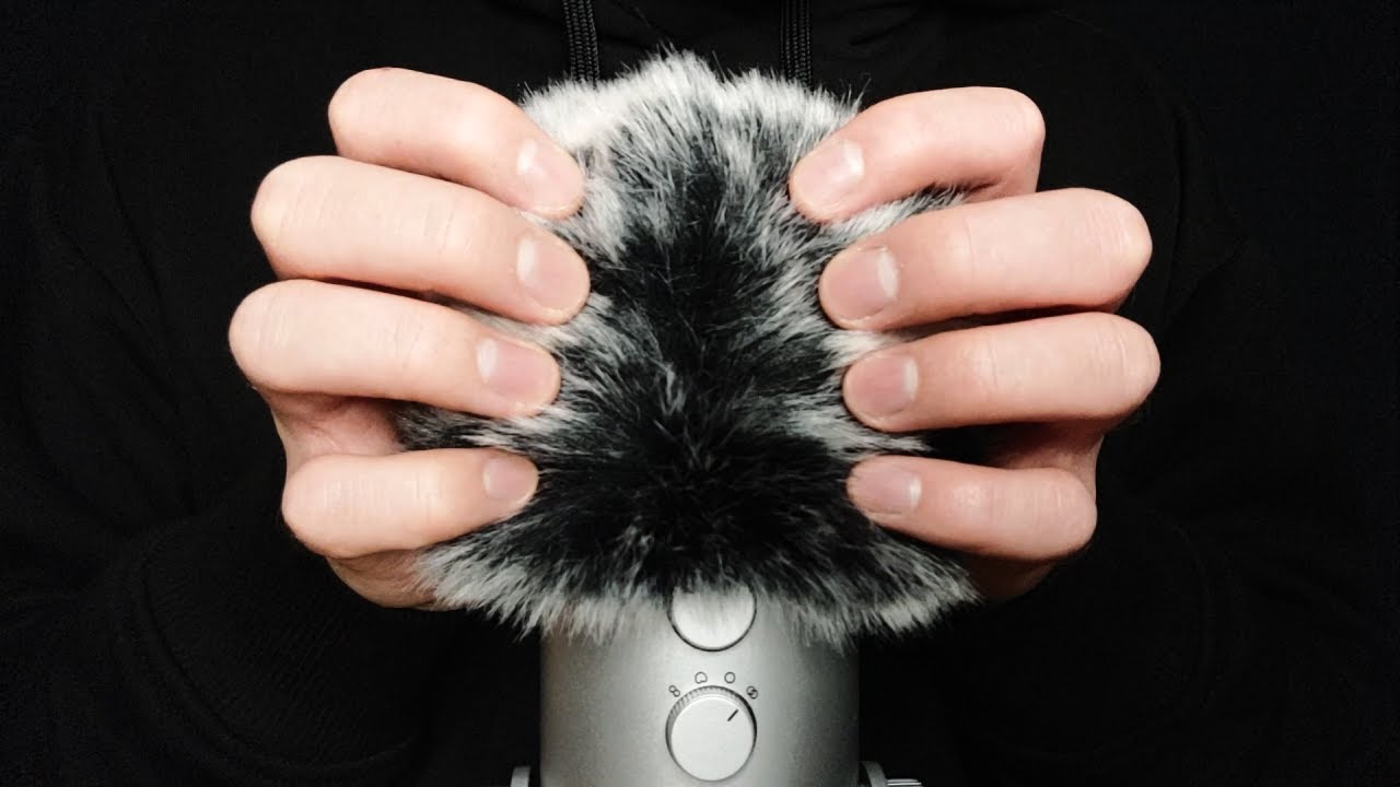 ASMR | Fluffy mic Head Massage & Scratching (NO TALKING) - YouTube