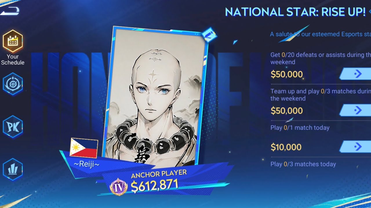 How to increase star value in hok | National star: rise up event | hok ...