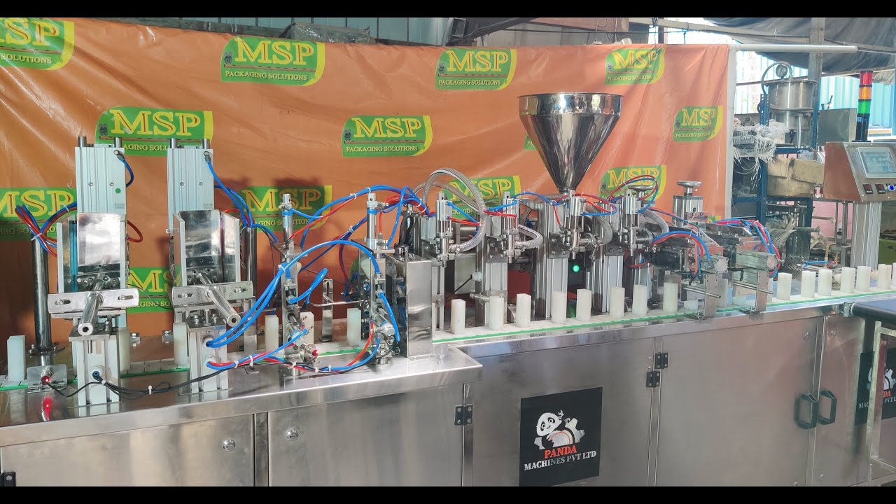 2 Head Stand up Pouch Machine| PFS machine| liquid pouch filling ...