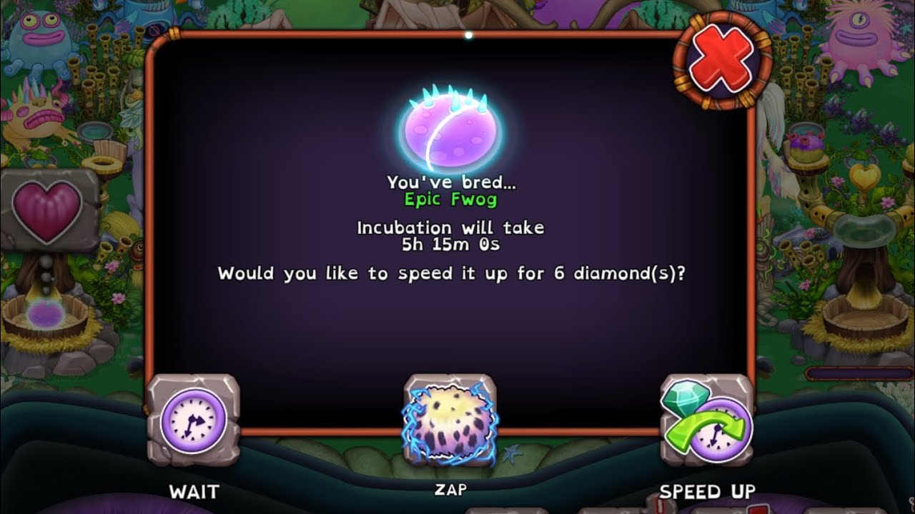 How to breed epic Fwog on Water Island in My Singing Monsters! - YouTube